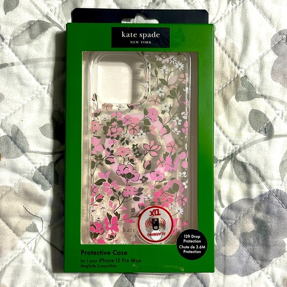kate spade | Accessories | New Kate Spade Clear Floral Phone Case 5 Pro ...